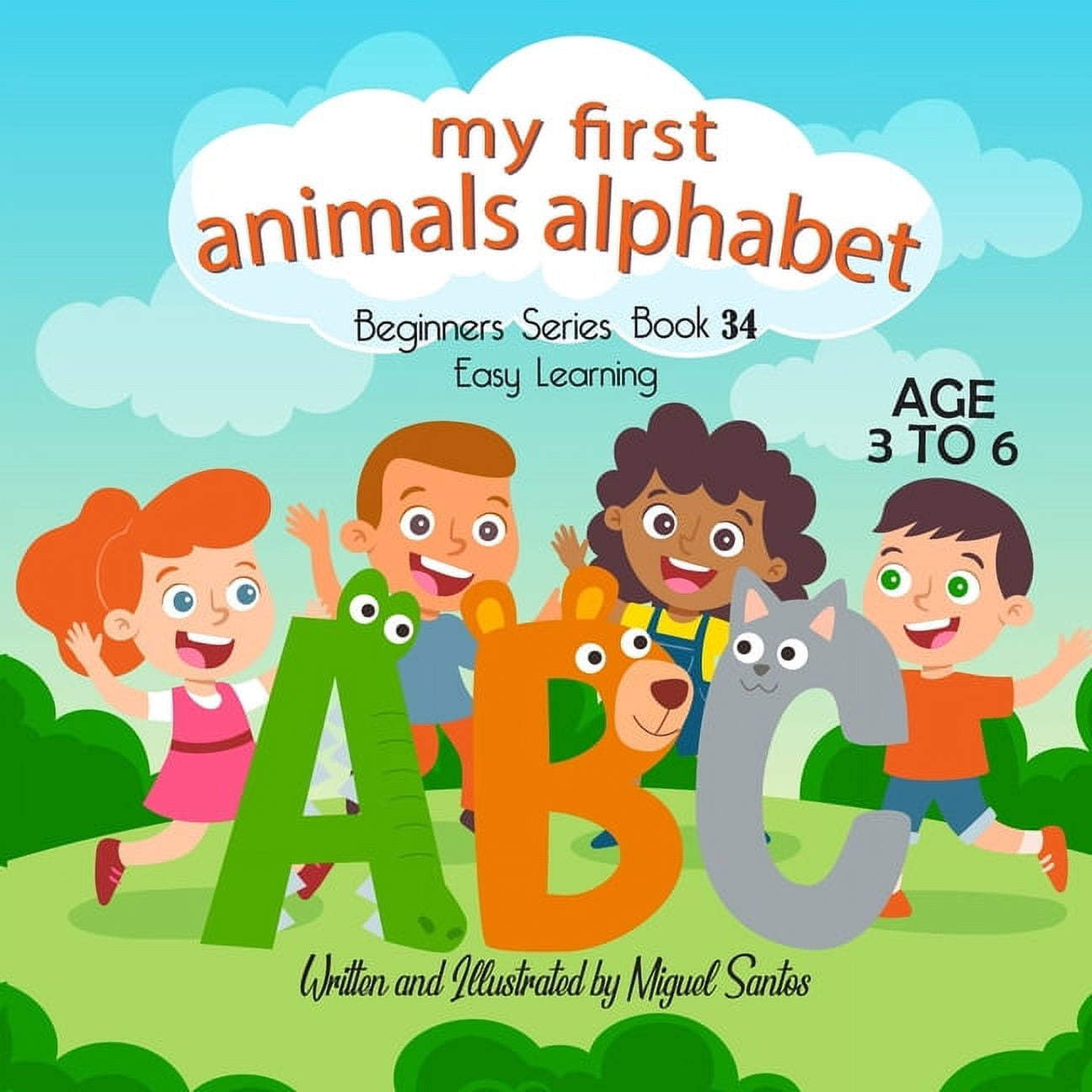 My First Animals Alphabet: Beginners Easy Learning Book (Paperback ...