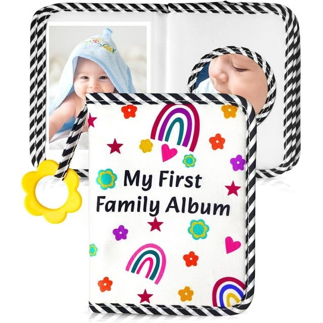 My First Baby Photo Albums Holds 4x6" Pictures, Soft Photo Cloth Book ...