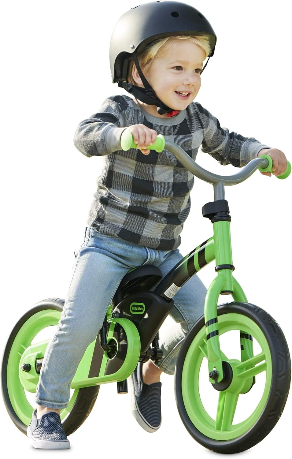 My First Balance-to-Pedal Training Bike for Kids in Green, Ages 2-5 ...