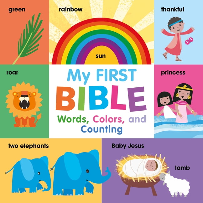My First Bible Words, Colors, and Counting, (Board Book) - Walmart.com