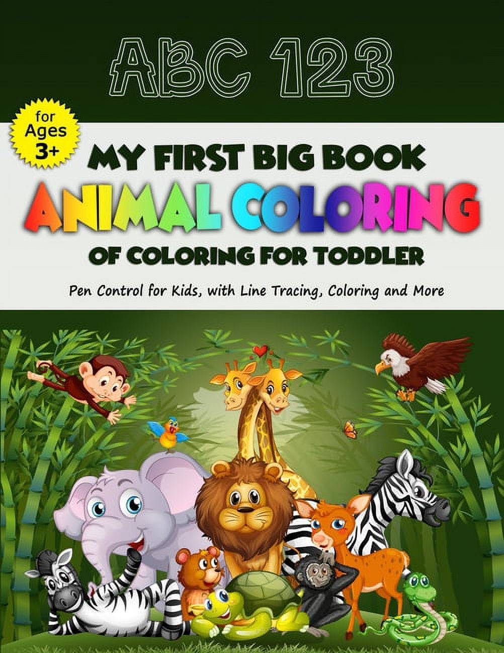 My First Big Book of Coloring for Toddler: Practice for Kids with Pen ...