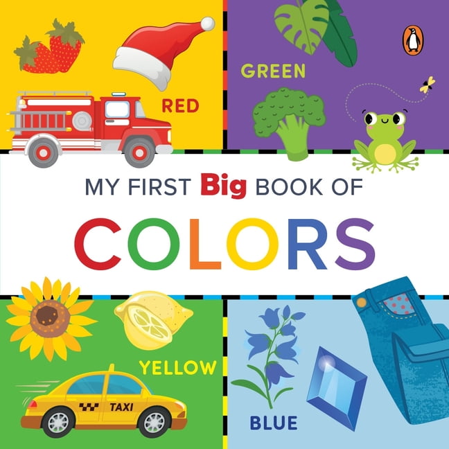 My First Big Book of Colors: Illustrated Board Book of Colors for ...