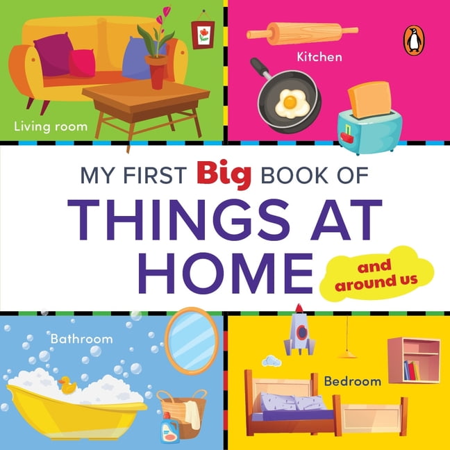 My First Big Book of Things at Home: Illustrated Board Book of Things ...