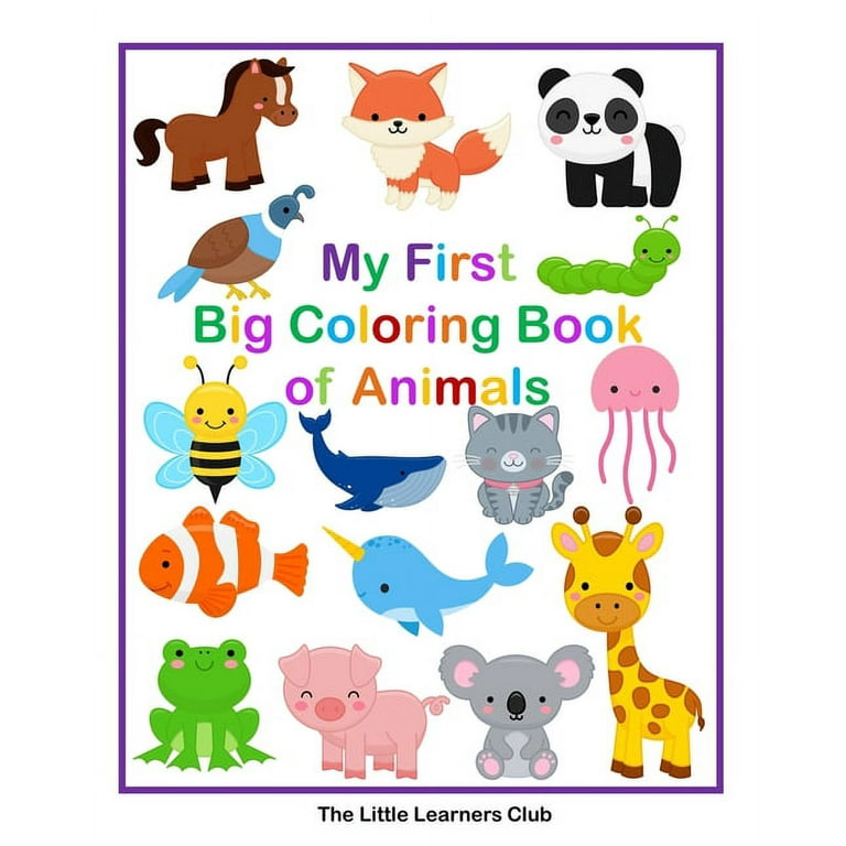 big coloring pages of animals