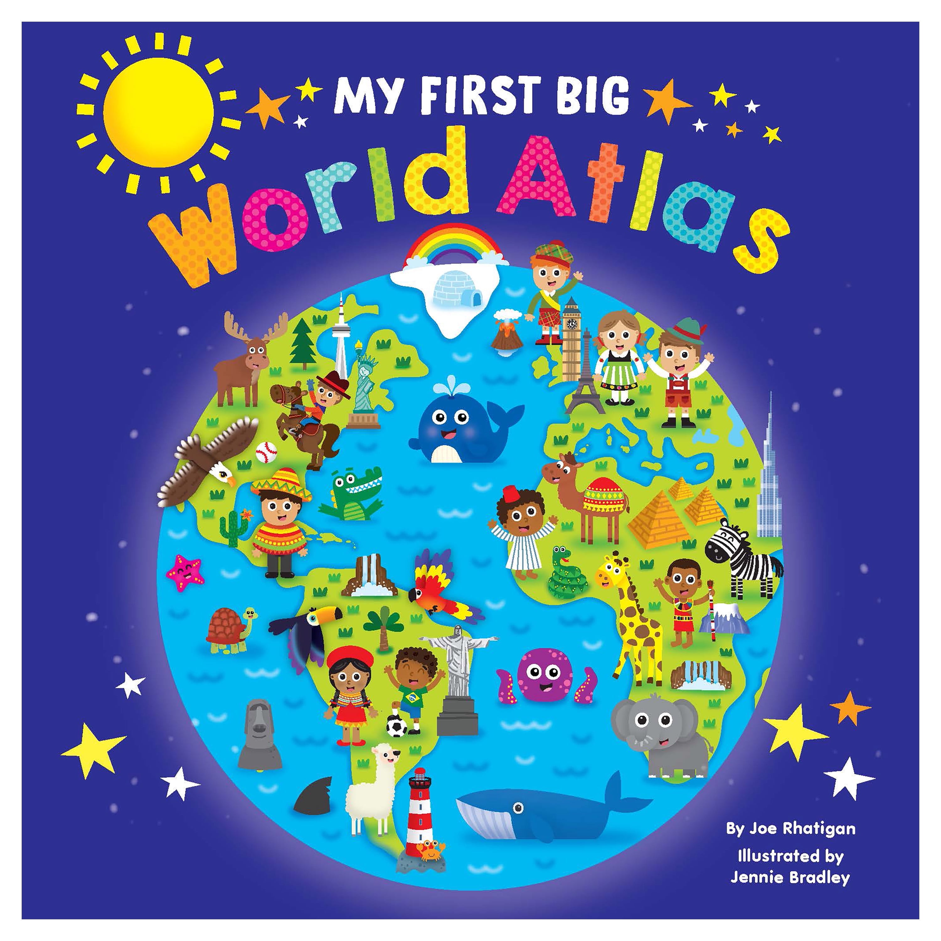 My First Big World Atlas - Lap Size - Educational Children's Book ...