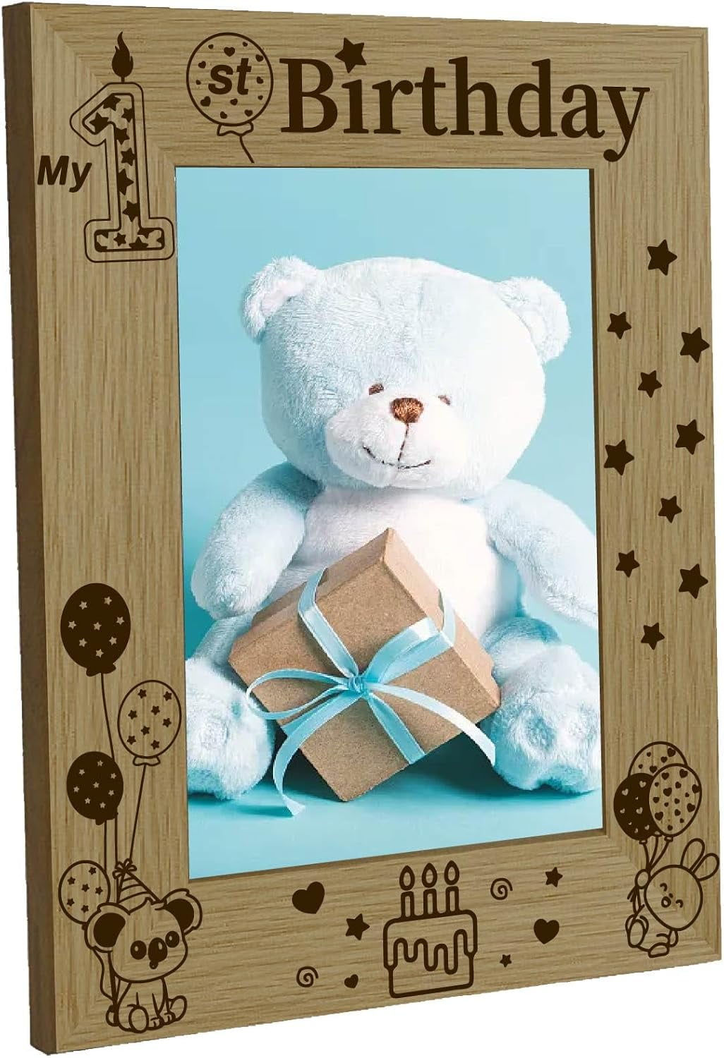 My First Birthday Picture Frame 1st Birthday Wood Photo Frames Engraved ...