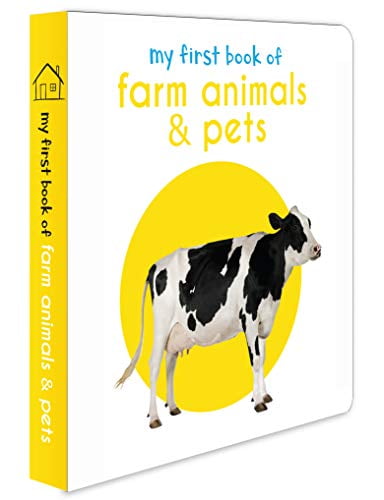 Pre-Owned My First Book of Farm Animals Pets Board Book Wonder House ...