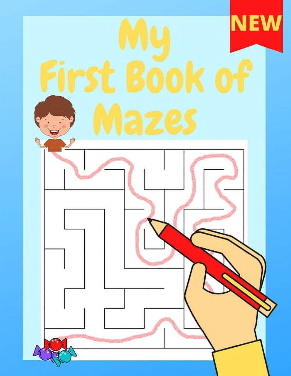 My First Book of Mazes: Children's Maze Books for Kids / Libro de ...