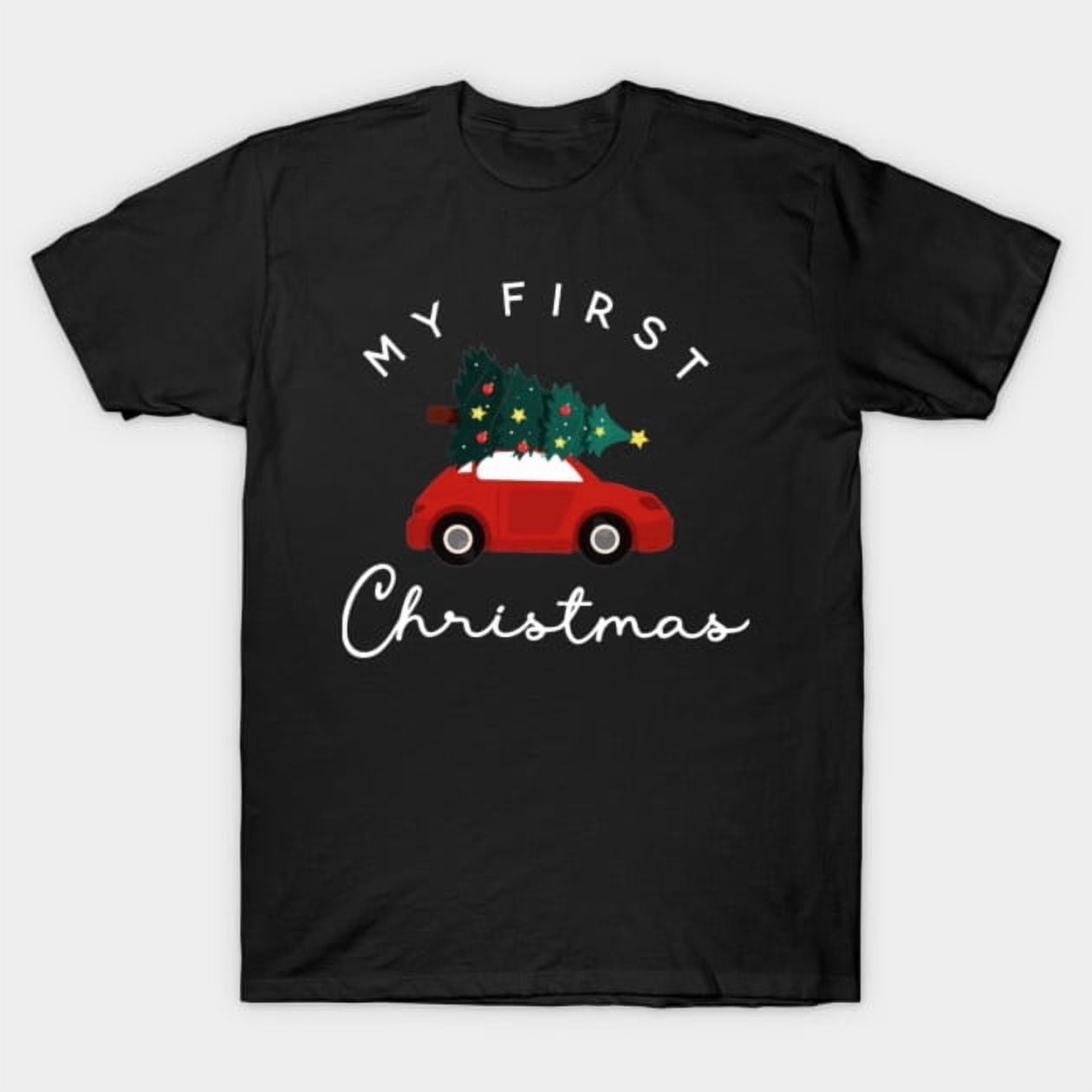 My First Christmas Car Tree Holiday Announcement Design, H49522 Unisex ...