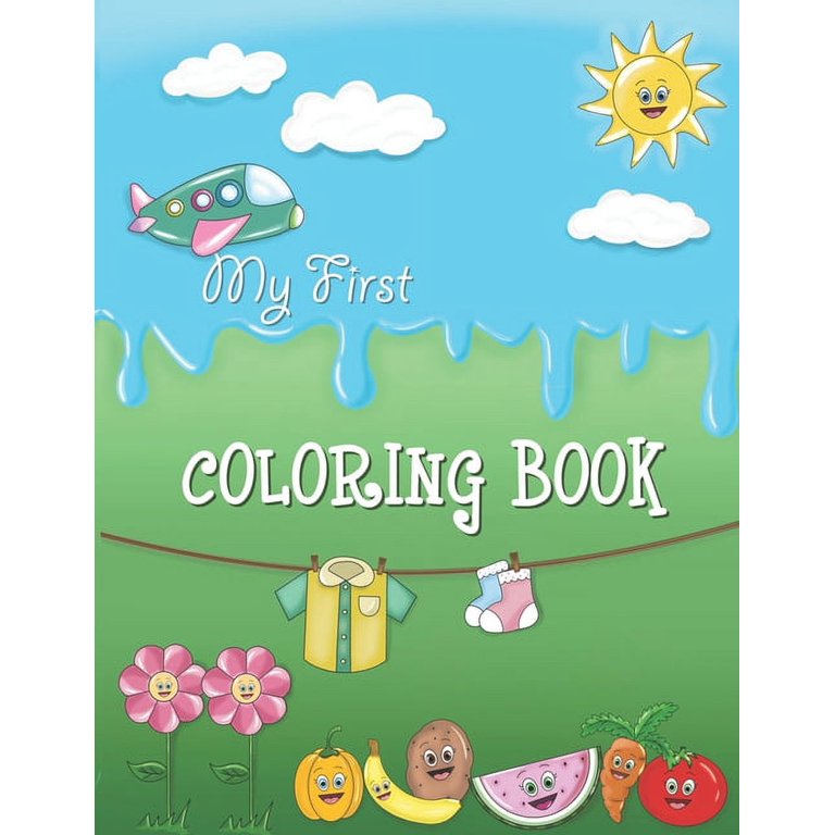my first coloring book for toddlers