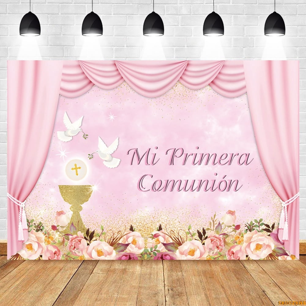 My First Communion Backdrop for Photography Boy Girl Baptism Party ...