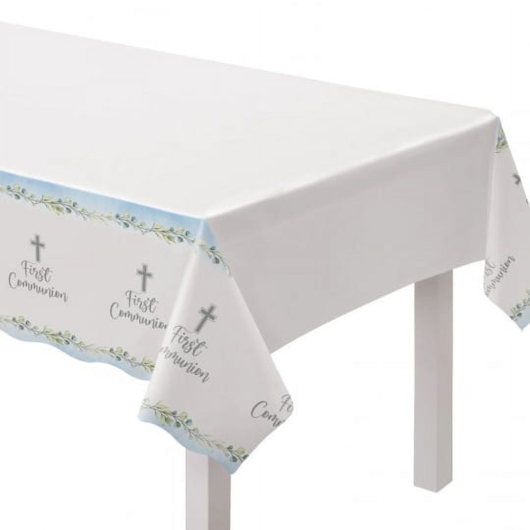 My First Communion Boy Plastic Tablecloth - Walmart.com