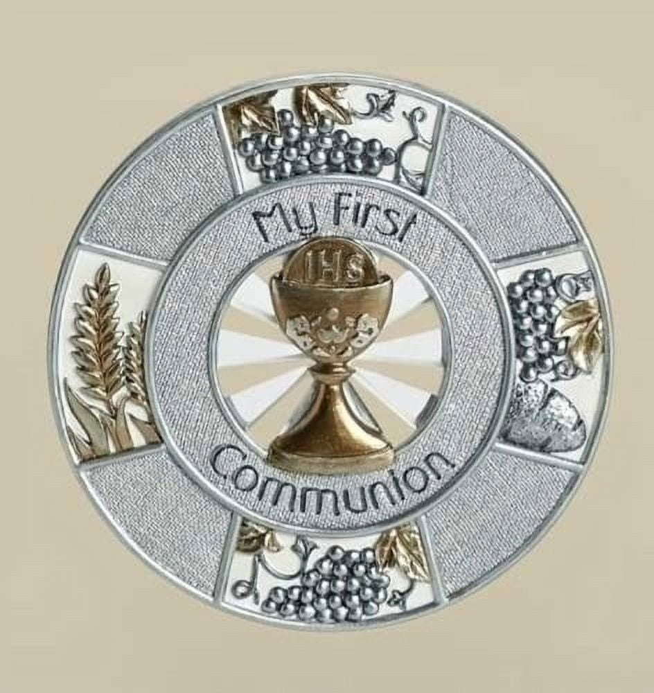 My First Communion Gold Chalice Resin Stone 4.5 inch Wall Plaque ...
