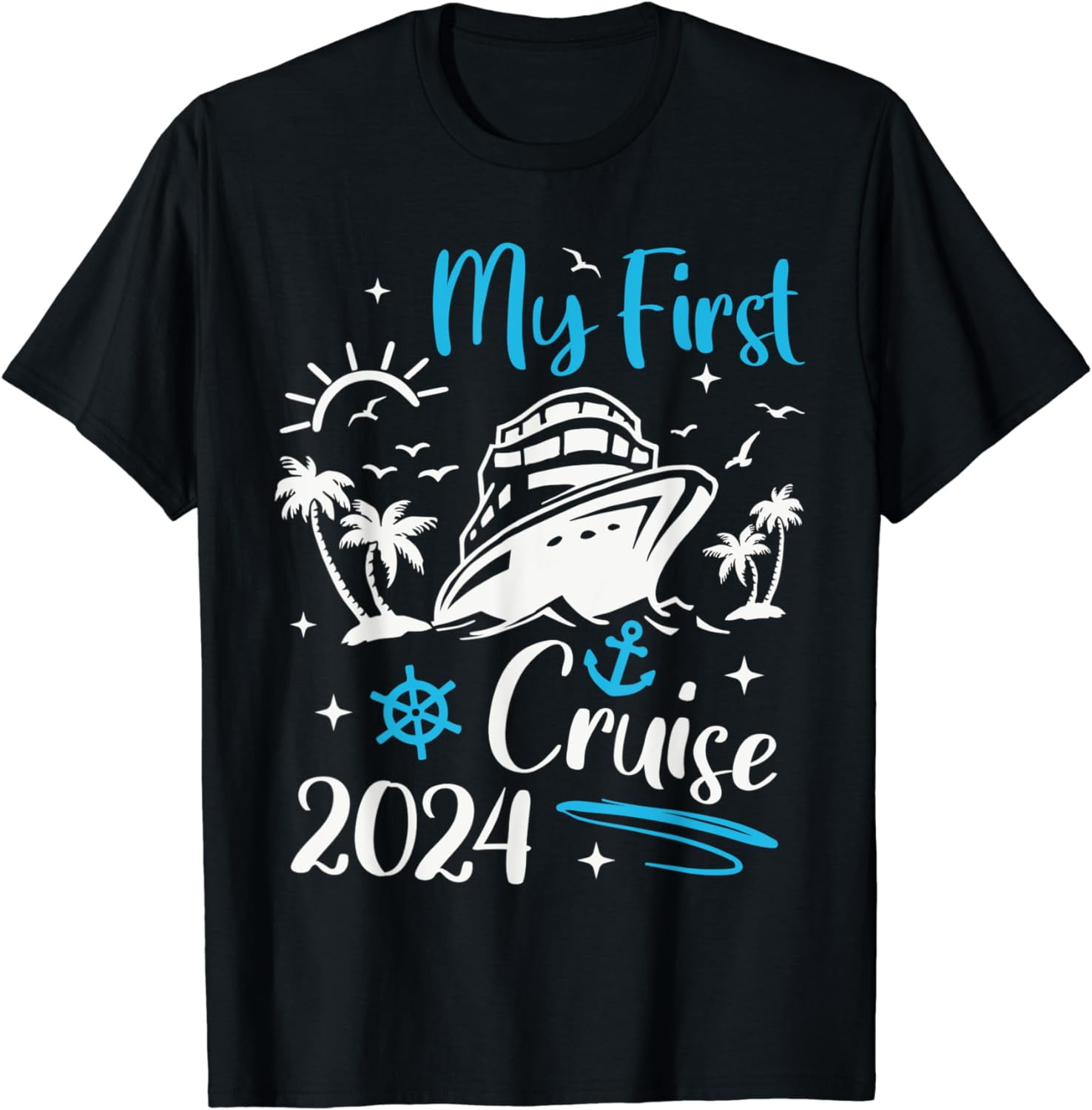 My First Cruise 2024 Cruise Ship Matching Family Vacation Cotton T ...