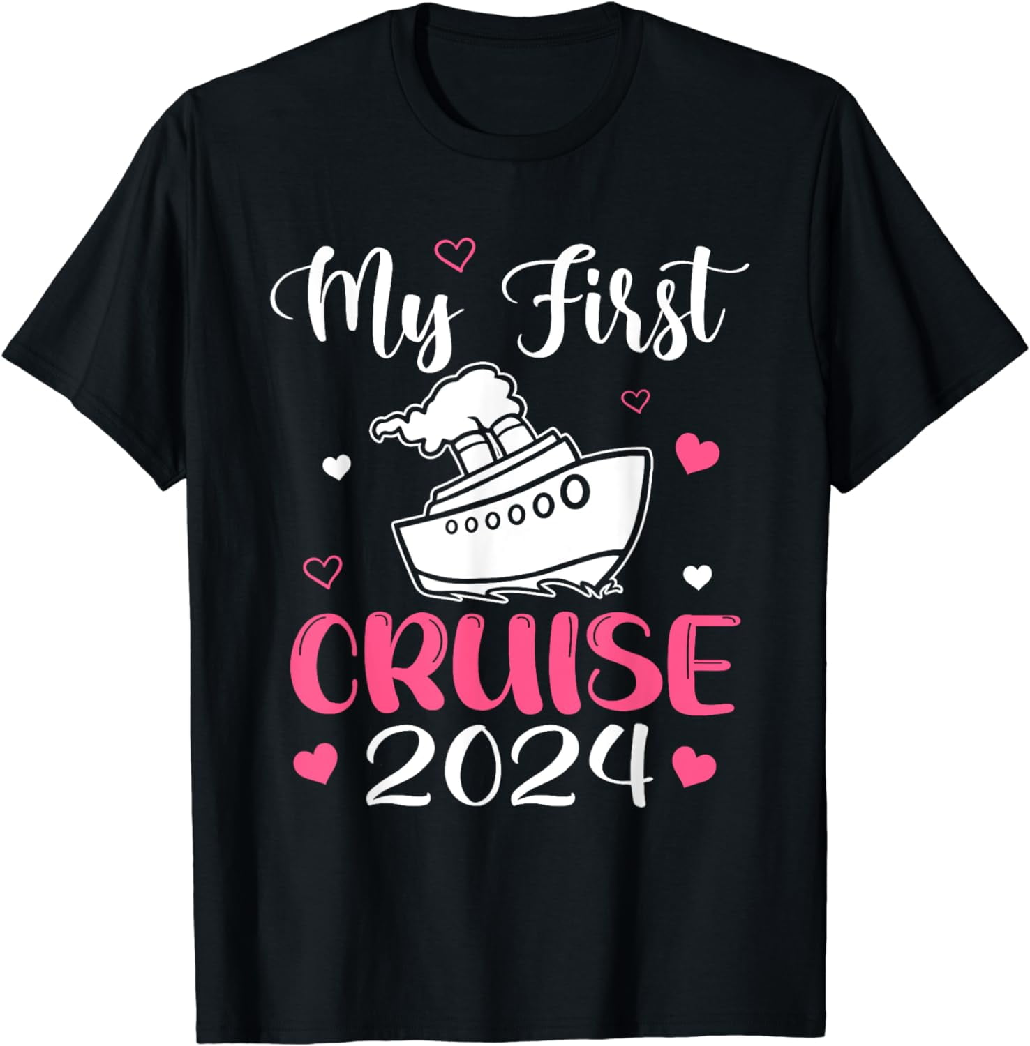 My First Cruise 2024 Family Vacation Cruise Ship Girls Trip T-Shirt ...