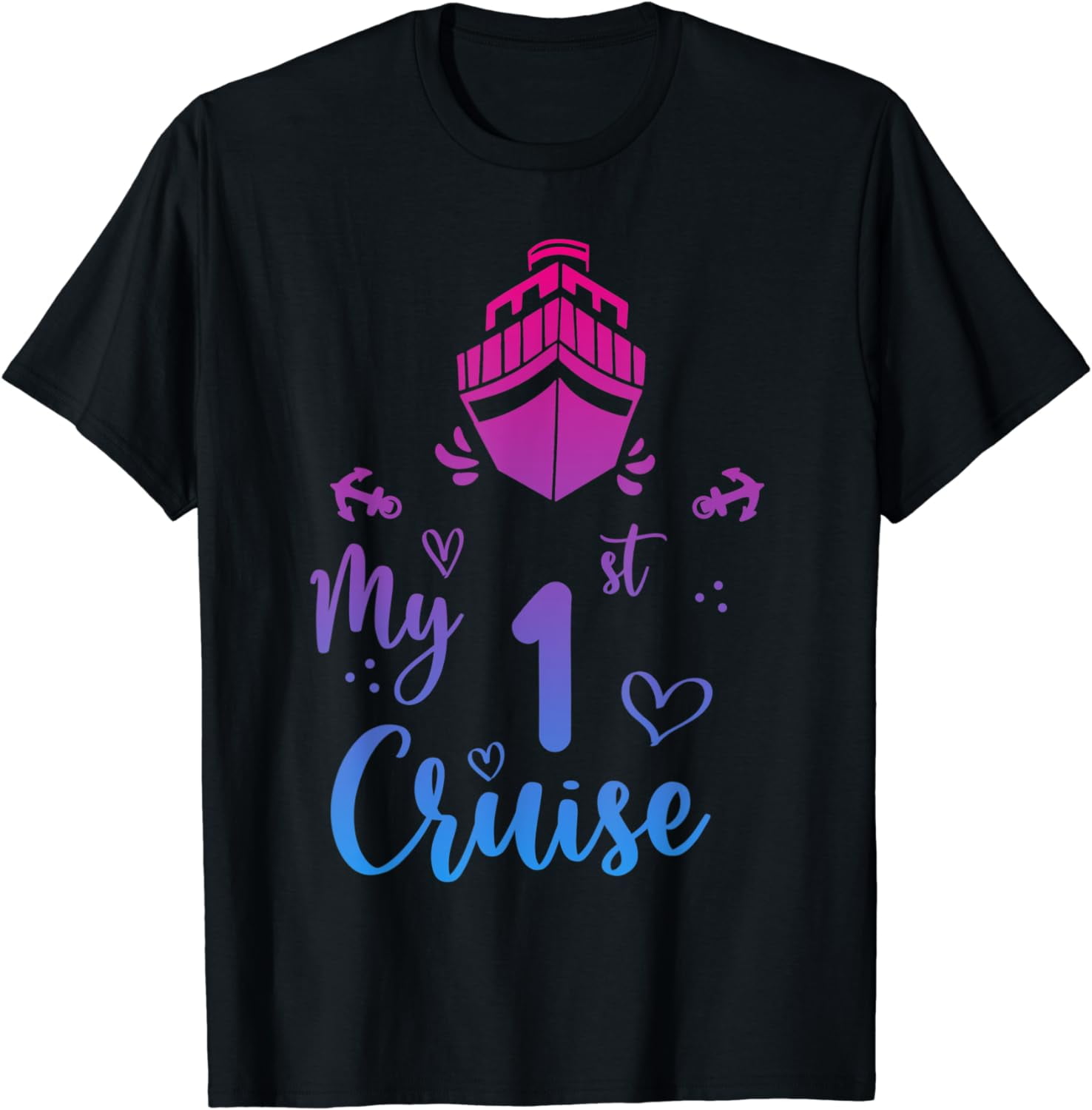 My First Cruise Men, Women, Girls and Boys, Funny Cruise T-Shirt ...
