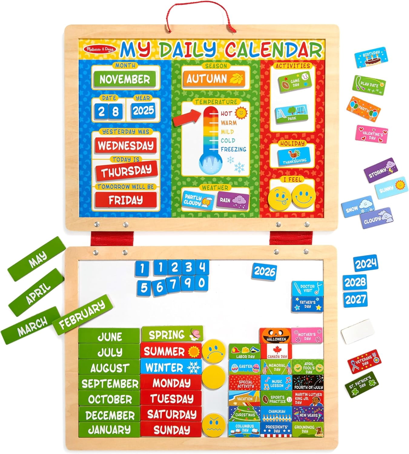 My First Daily Magnetic Calendar - Activities Calendar for Kids ...