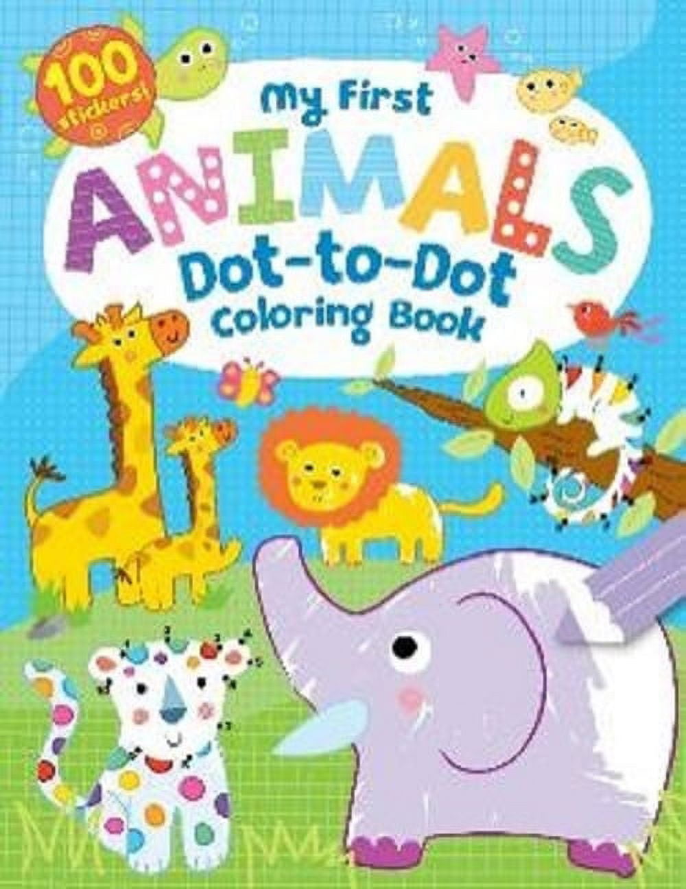 My First Dot-To-Dot Coloring Book, (Paperback) - Walmart.com
