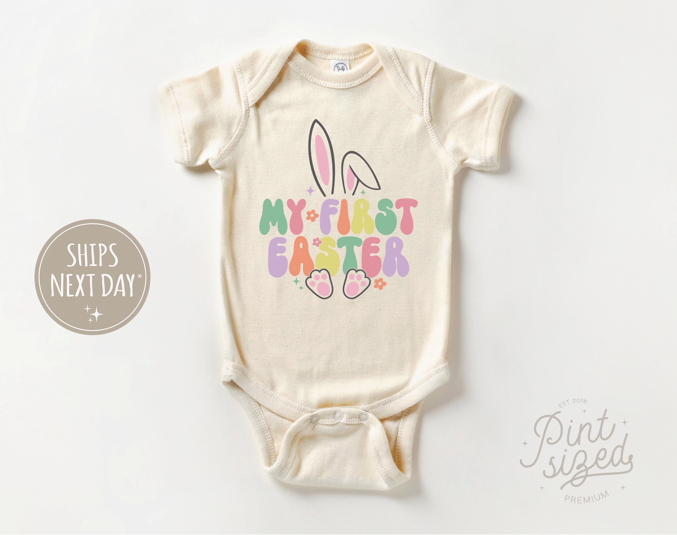 My First Easter Onesie, Cute Spring Bodysuit, Baby'S First Easter ...