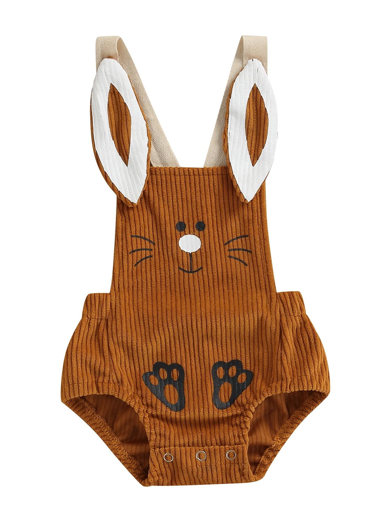 My First Easter Romper for Newborn Baby Boy Girl Sleeveless Corduroy ...