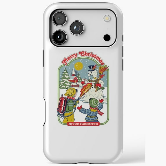 My First Flamethrower Funny Meme Design iPhone Case 17 to 11 Pro Max ...