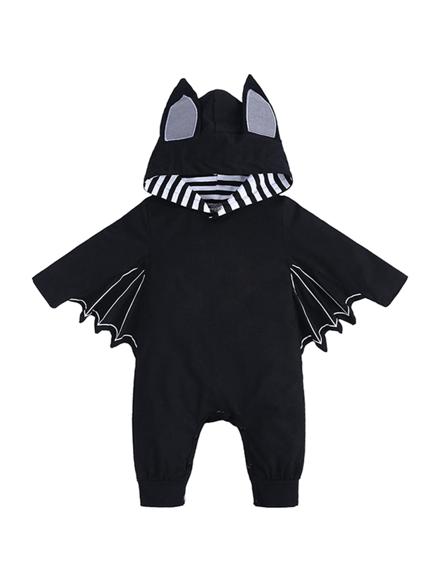 My First Halloween Cosplay Bat Costume Romper Newborn Baby Boy Outfit Clothes Skeleton Romper ...