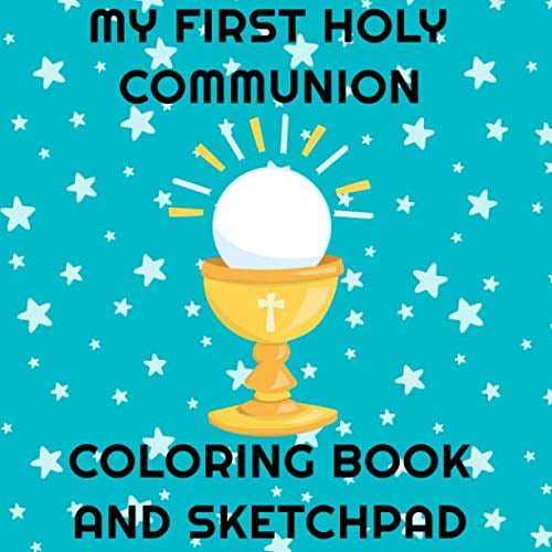 Pre-Owned My First Holy Communion Coloring Book And Sketchpad: Kids ...