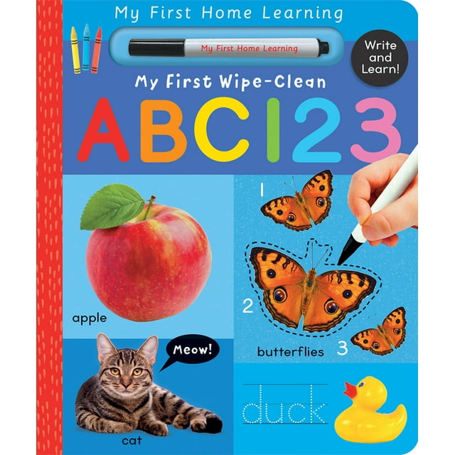 My First Home Learning: My First Wipe-Clean ABC 123 : Write and Learn ...