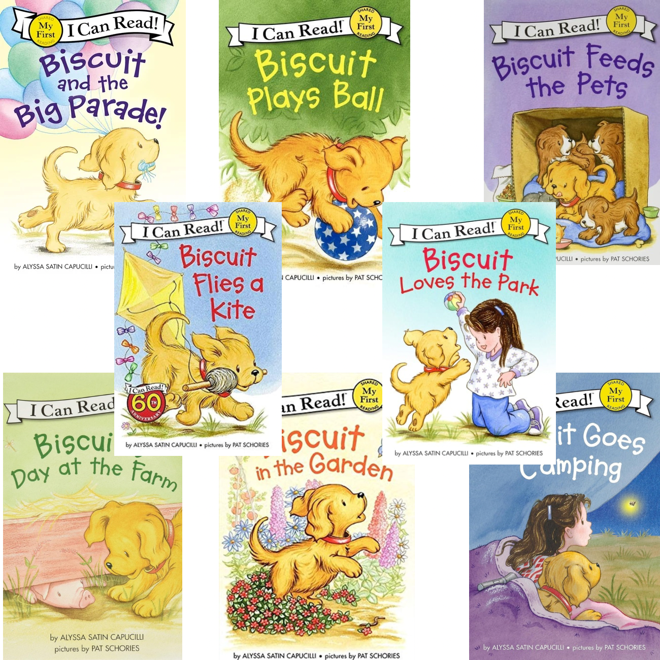 My First I Can Read Biscuit 8 Book Set Biscuit's Day at the Farm ...
