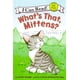 My First I Can Read: What's That, Mittens? (Paperback) - Walmart.com