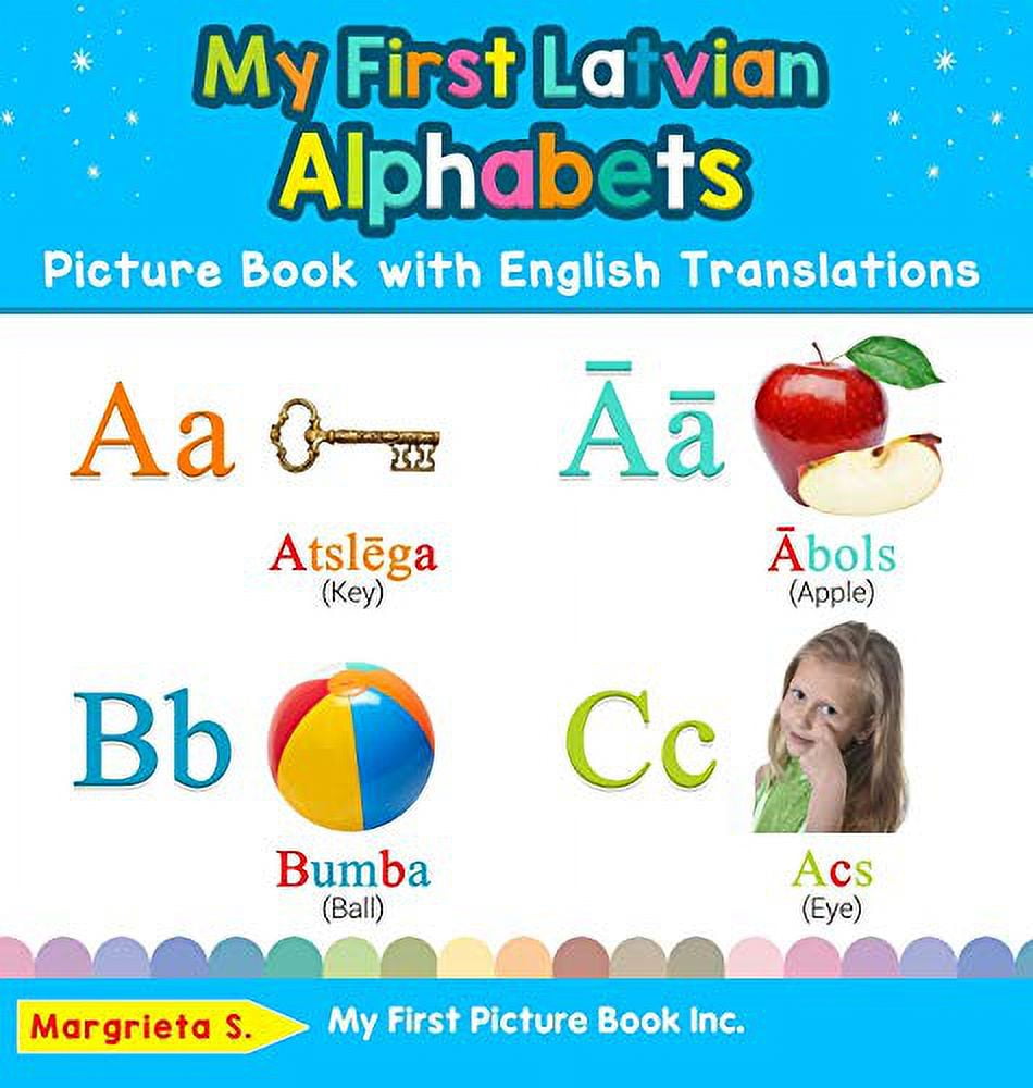 Pre-Owned My First Latvian Alphabets Picture Book with English ...