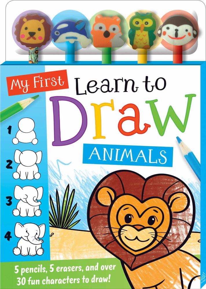 EDITORS OF SILVER DOLPHIN: My First Learn to Draw: Animals, 64 pages ...