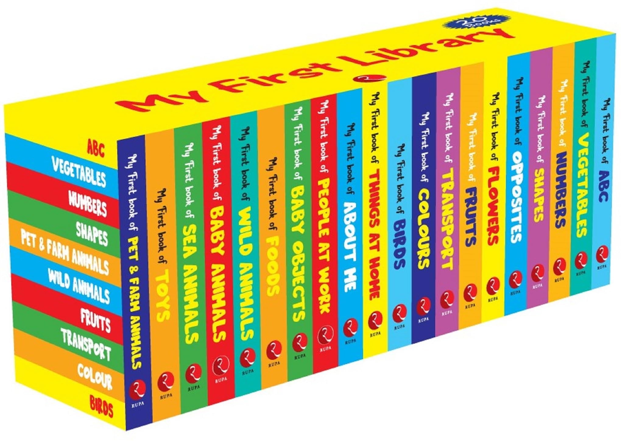 My First Library - Set of 20 Books (Box set) - Kids Learning Board ...