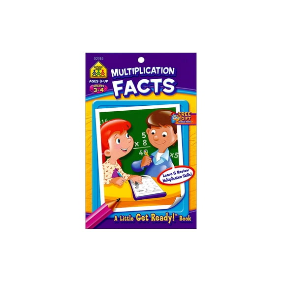 My First Little Busy Book Multiplication Facts Grades 3-4 - Walmart.com