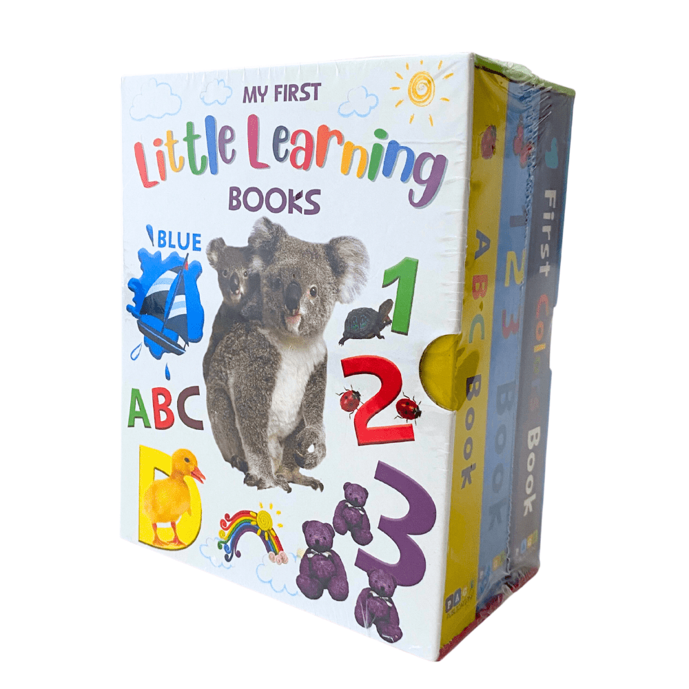 My First Little Learning Books (3 Book Set) - Learn Alphabet, Numbers ...