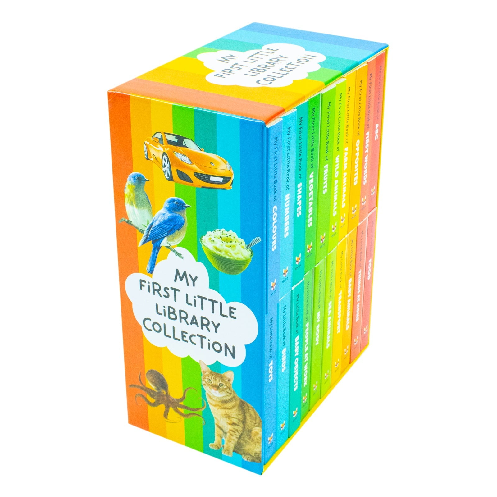 My First Little Library 20 Books Set Collection (Toys, Food,Things at ...