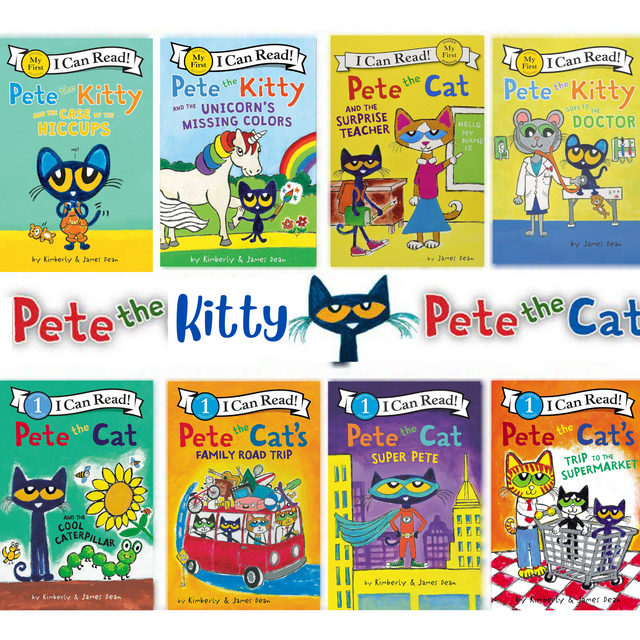 My First Pete The Cat & I Can Read Level 1 Pete The Cat 8 Book Set ...