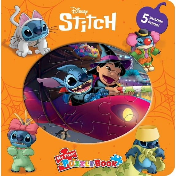 My First Puzzle Book Disney Stitch Halloween My First Puzzle Book ...