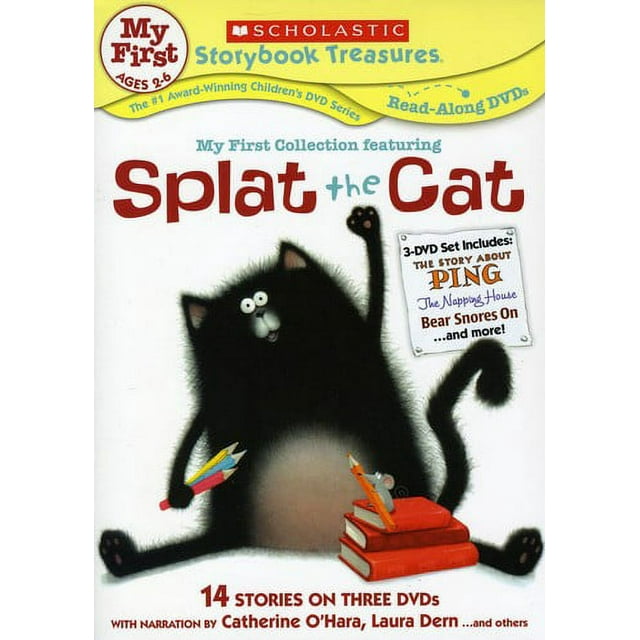 My First Scholastic Collection Featuring Splat the Cat (DVD) - Walmart.com