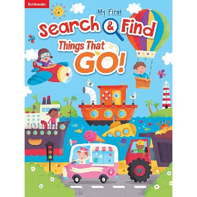 My First Search & Find: Things That Go! (Board Book) - Walmart.com