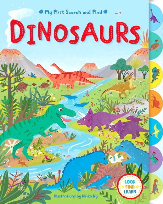 My First Search and Find: Dinosaurs (Board book) - Walmart.com