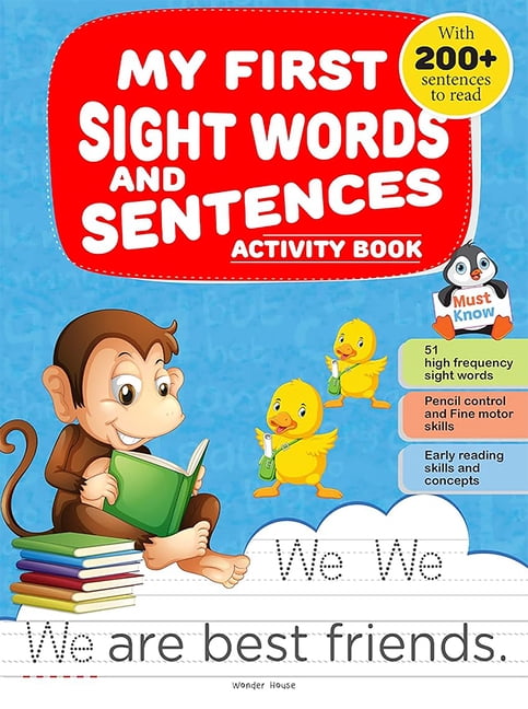 My First Sight Words and Sentences: Activity Book for Children ...