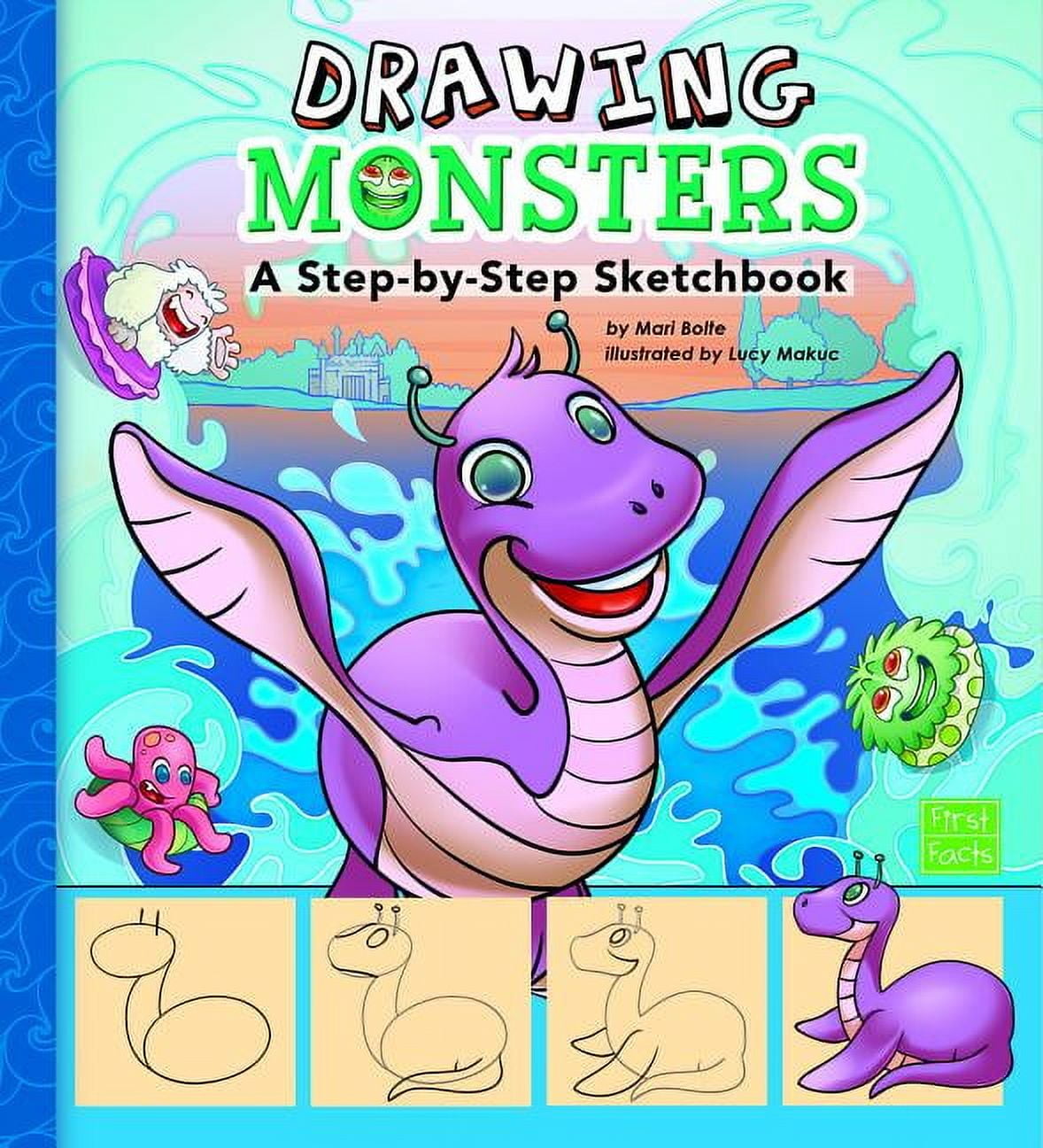 My First Sketchbook: Drawing Monsters: A Step-By-Step Sketchbook ...