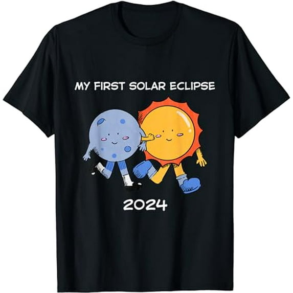 My First Solar Eclipse 2024 Sun & Moon Friends Total Eclipse T-Shirt ...