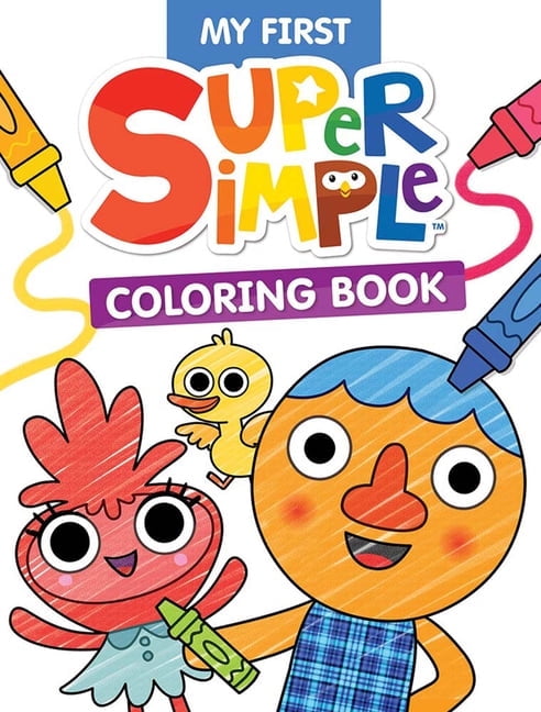 My First Super Simple Coloring Book (Paperback) - Walmart.com