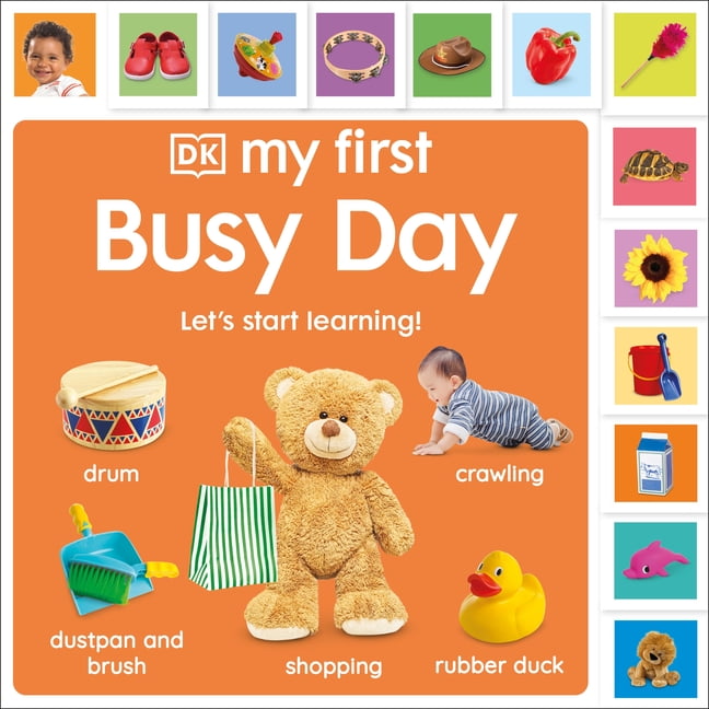 My First Tabbed Board Book My First Busy Day: Let's Start Learning ...