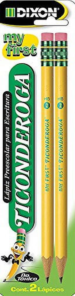 My First Ticonderoga Primary Size #2 Beginner Pencils (Pack of 25 ...