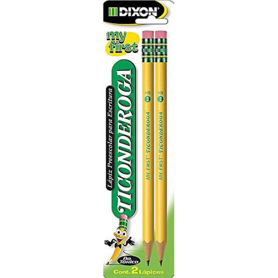 My First Ticonderoga Primary Size #2 Beginner Pencils (Pack of 8 ...