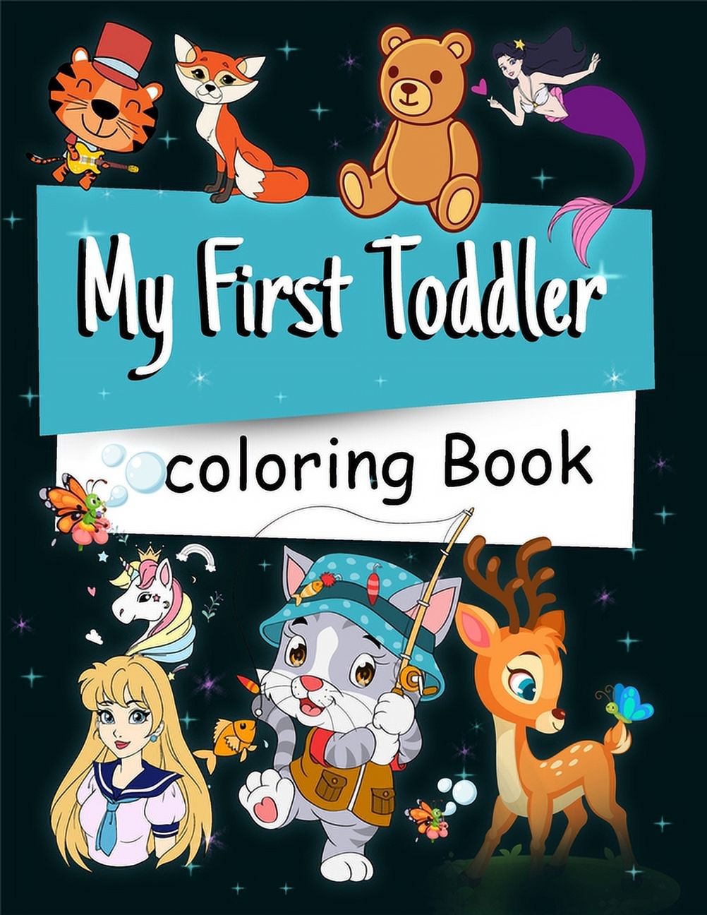 My First Toddler Coloring Book : Amazing Coloring Books for Toddlers ...