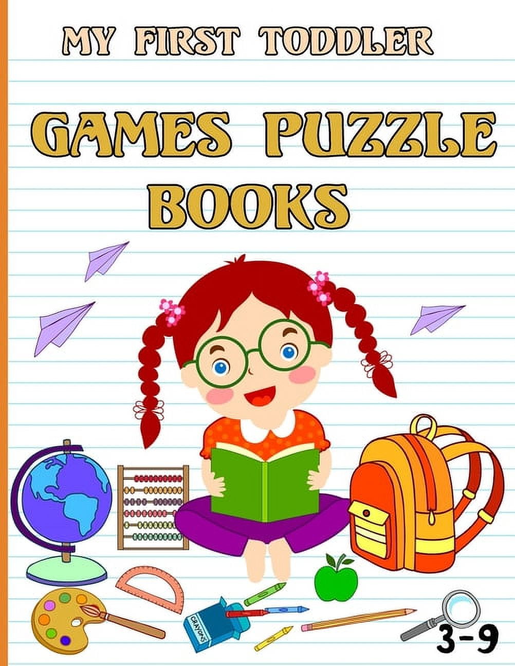 My First Toddler games puzzle books 3-9: fun Activity Book Gift for ...